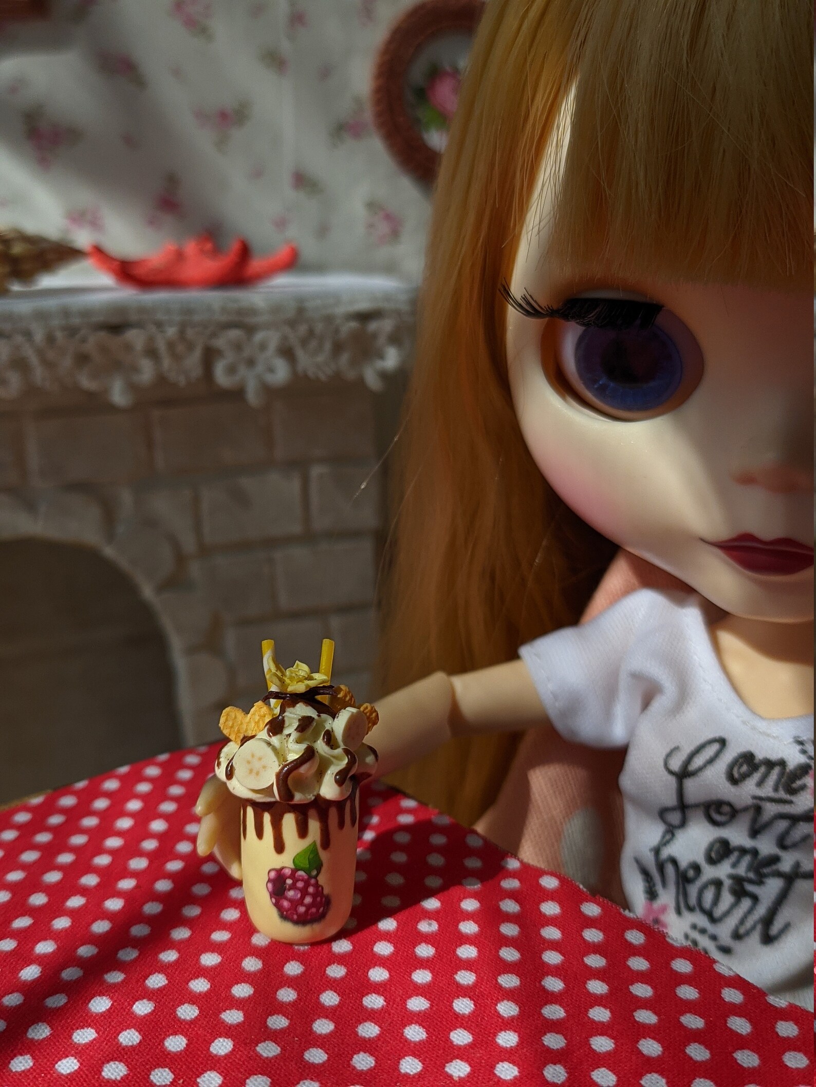 Miniature Foods for Dolls. Milkshake Dessert for Dolls. - Etsy