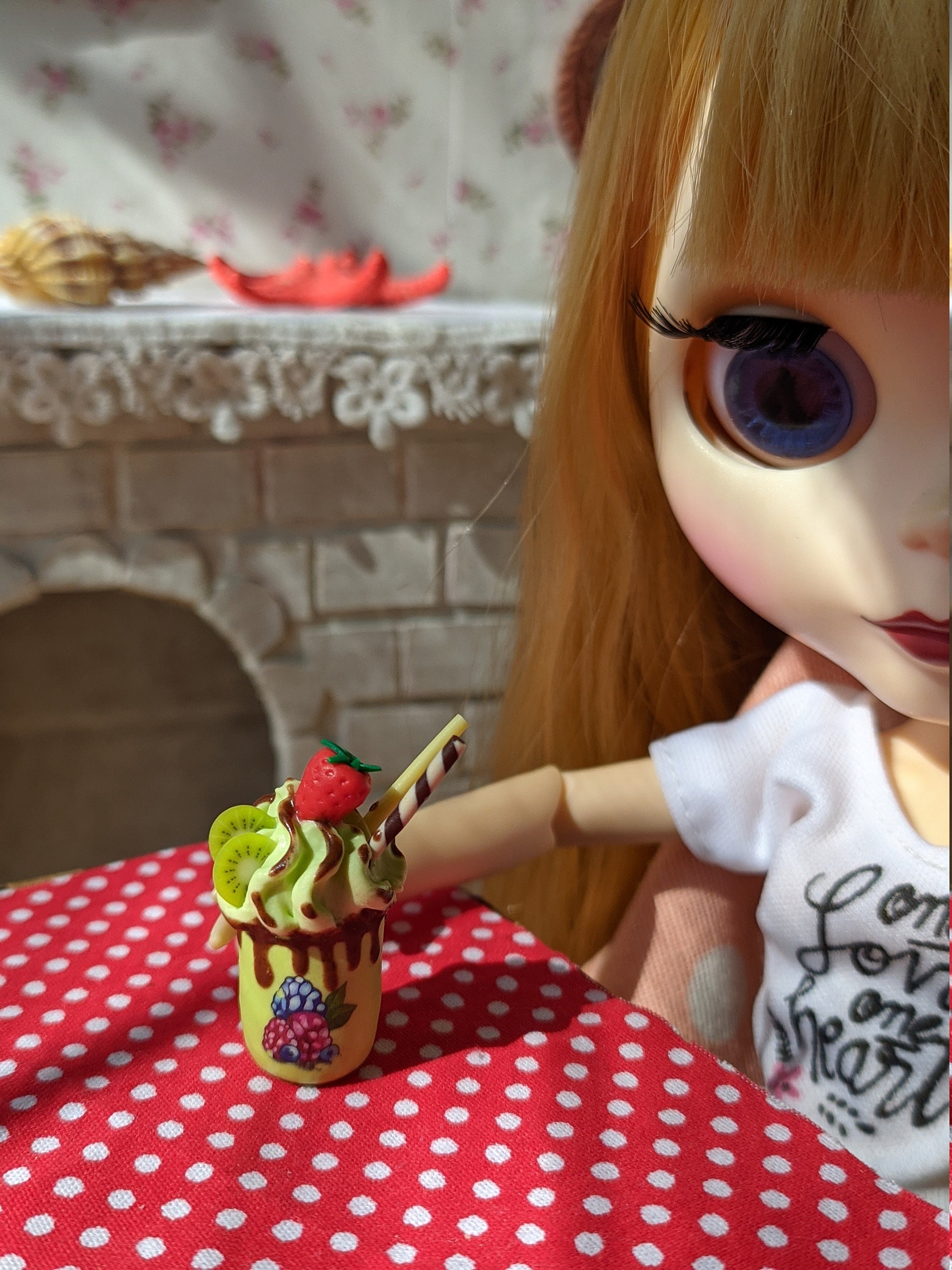 Miniature Foods for Dolls. Milkshake Dessert for Dolls. - Etsy