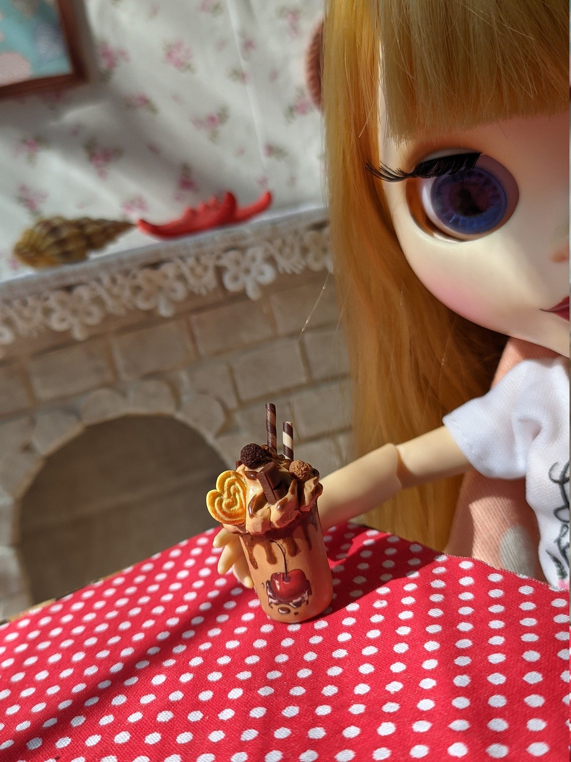 Miniature Foods for Dolls. Milkshake Dessert for Dolls. - Etsy