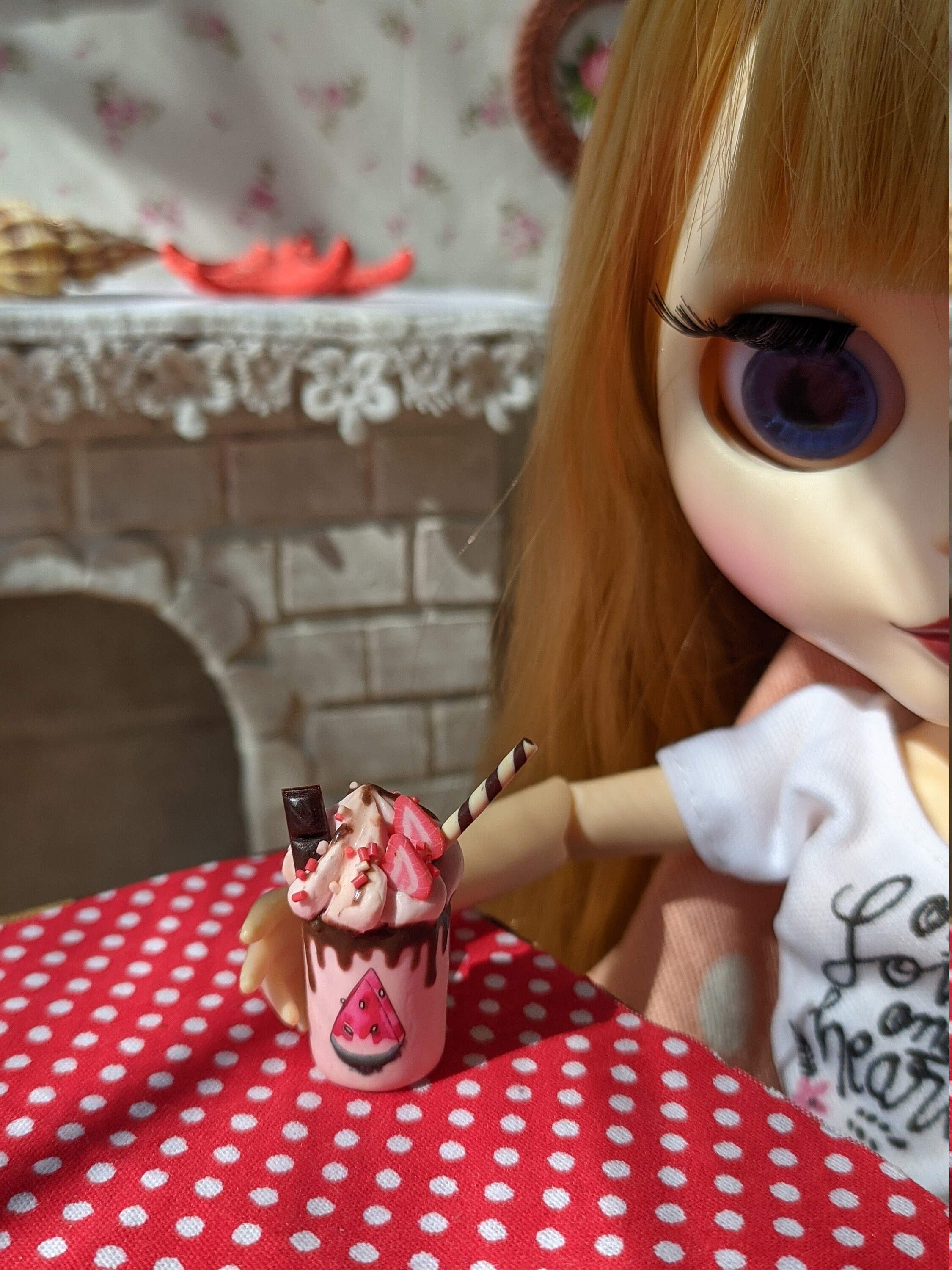 Miniature Foods for Dolls. Milkshake Dessert for Dolls. - Etsy