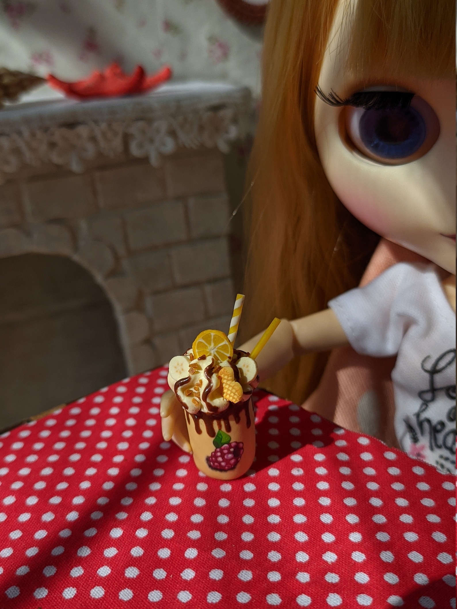 Miniature Foods for Dolls. Milkshake Dessert for Dolls. - Etsy