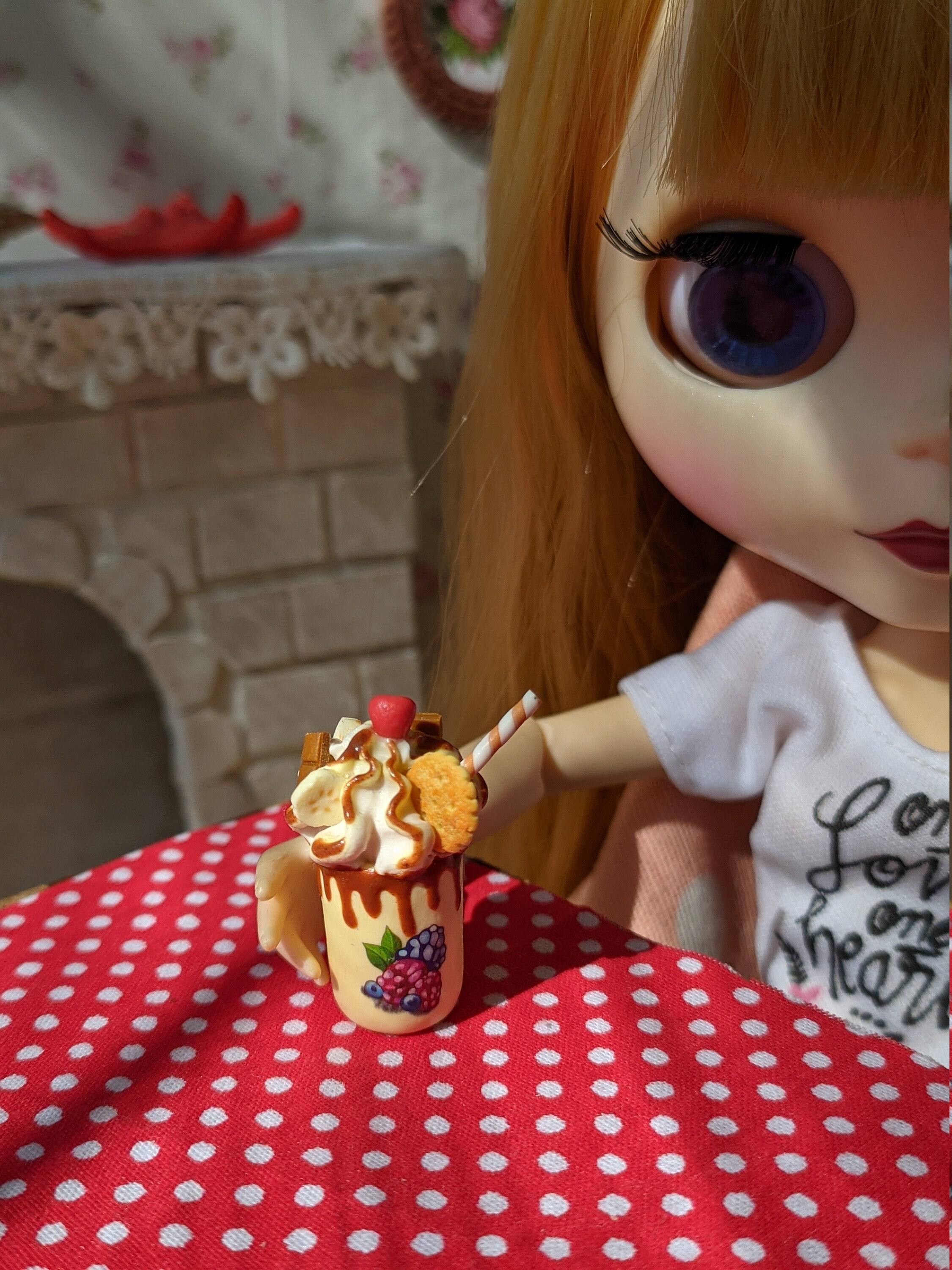 Miniature Foods for Dolls. Milkshake Dessert for Dolls. - Etsy