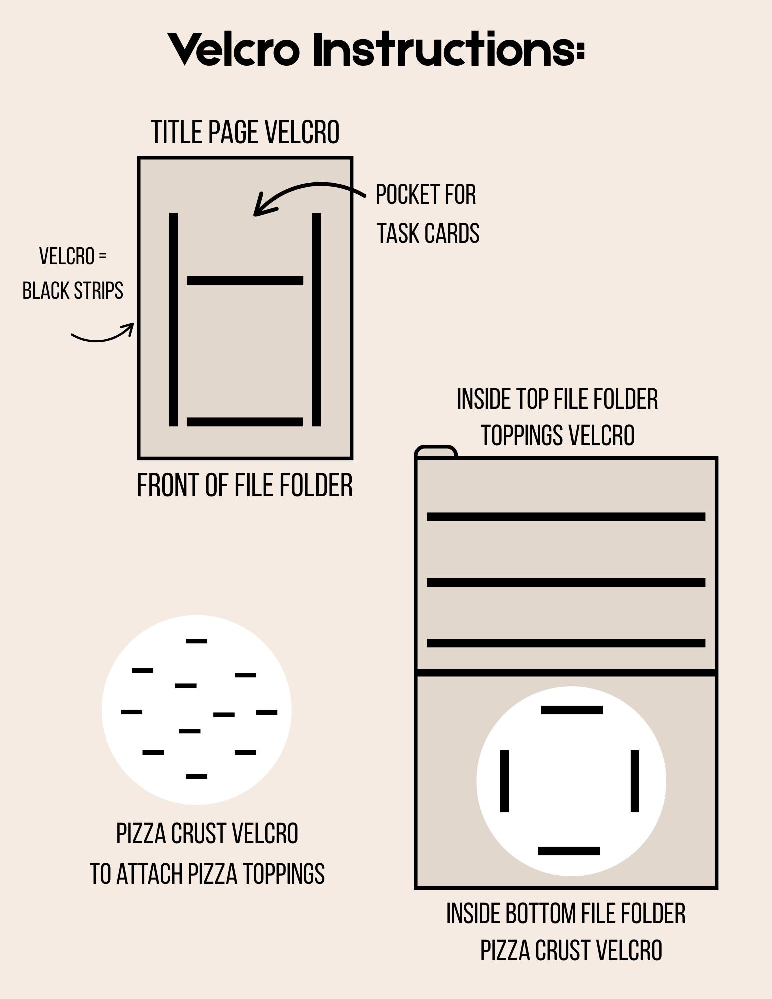 Build a Pizza Activity | Printable Activity | Fine Motor | Following ...