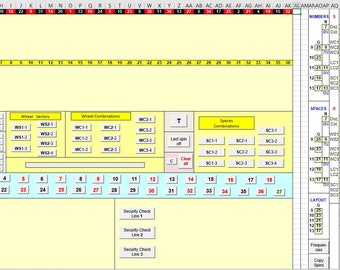 Roulette Excel Spreadsheet - Etsy