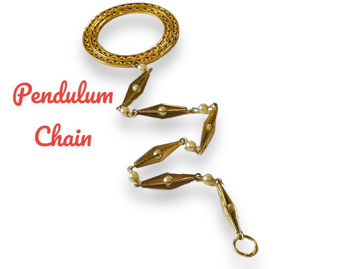 PENDULUM Chain / Dowsing Chain / Handcrafted Vintage Pendulum Chain ...