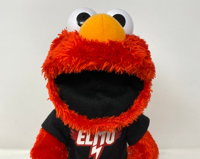 Let's Rock Elmo 2010 Hasbro Sesame Street Animated Singing Dancing 15 ...