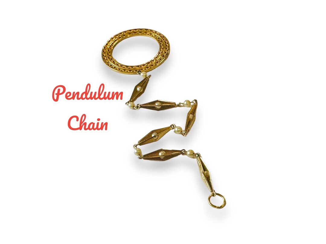 PENDULUM Chain / Dowsing Chain / Handcrafted Vintage Pendulum Chain ...