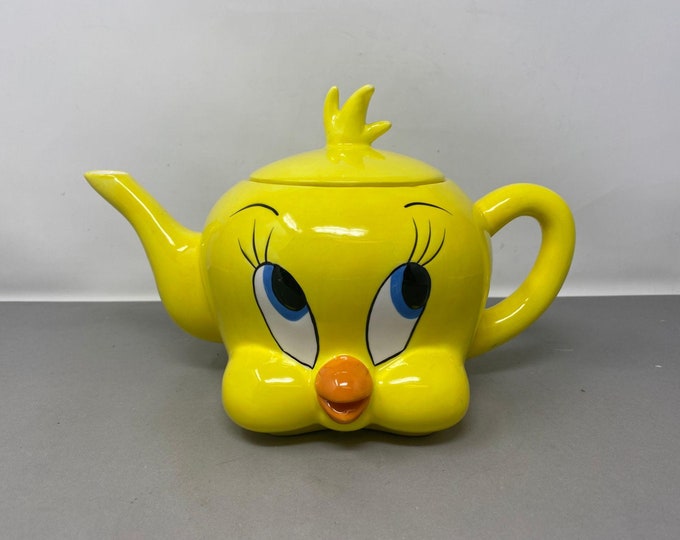 Tweety Bird Teapot Looney Tunes Tweety Face Warner Bros 1997 Vintage ...
