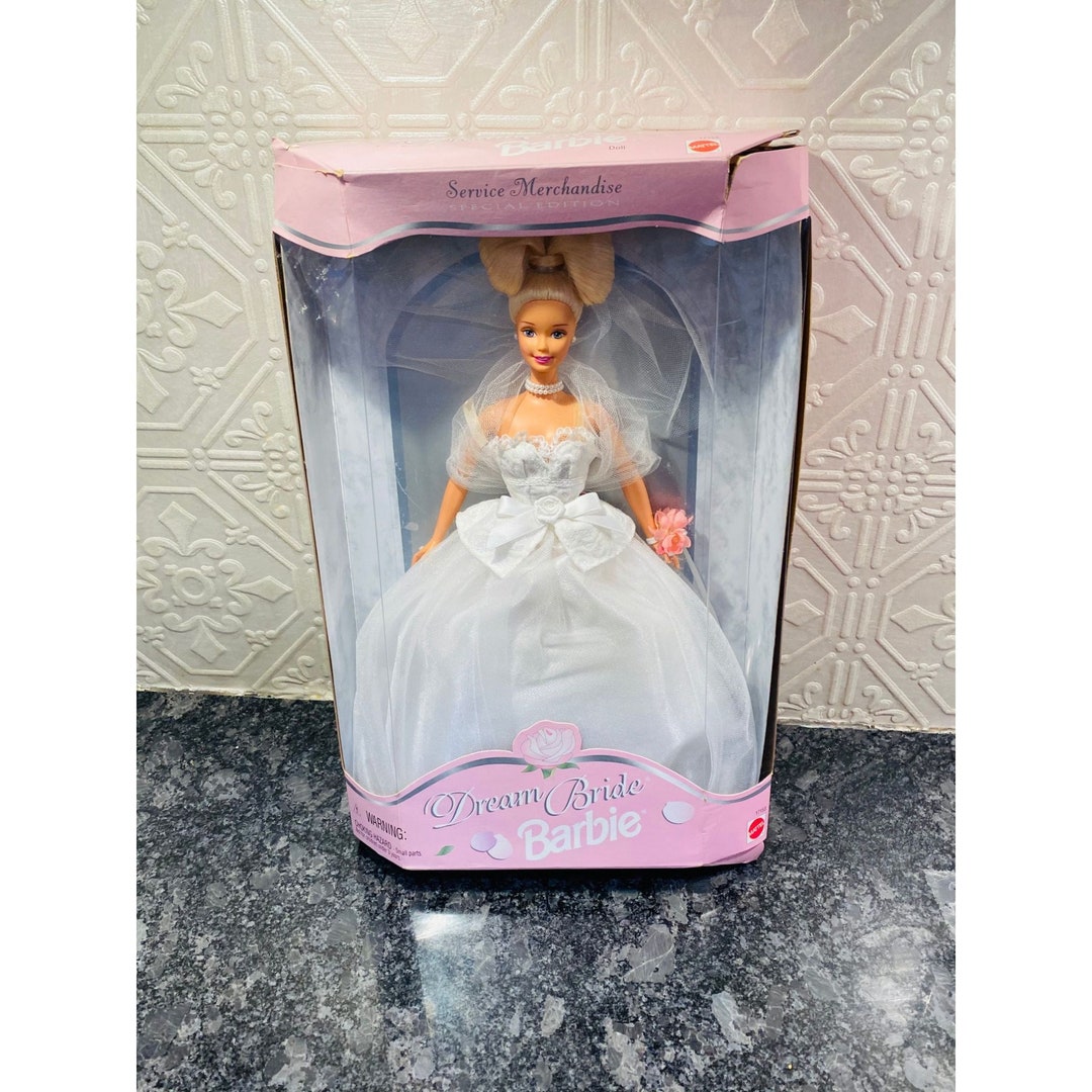 1996 DREAM BRIDE Barbie 17153 NRFB Service Merchandise - Etsy
