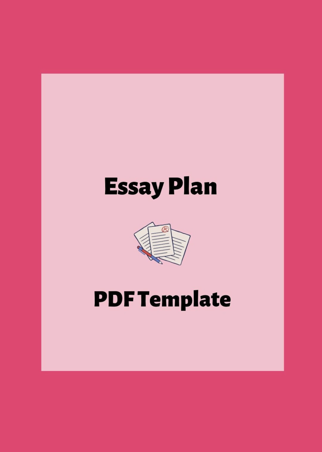 Essay Planner Digital Template, Assignment Planning, Student Nurses ...