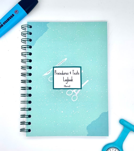 Procedures and Tests Logbook Operation Student Nurse - Etsy UK