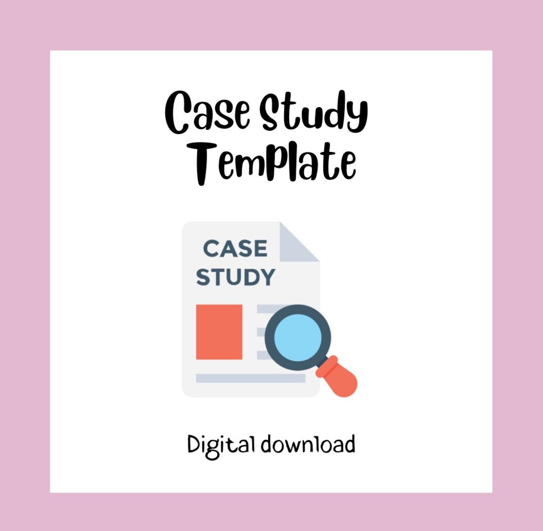 Case Study Template, Digital Download, for Student Nurses, Nursing ...