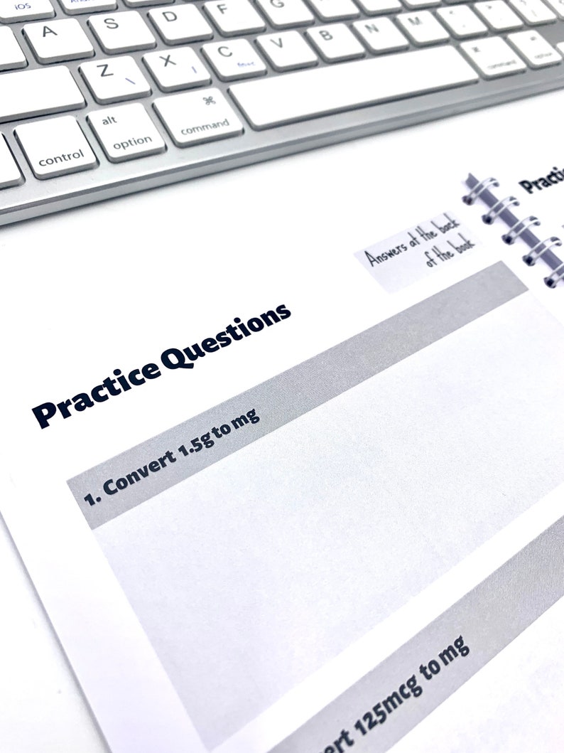 Drug Calculations Revision Book Student Nurses Pharmacology - Etsy UK