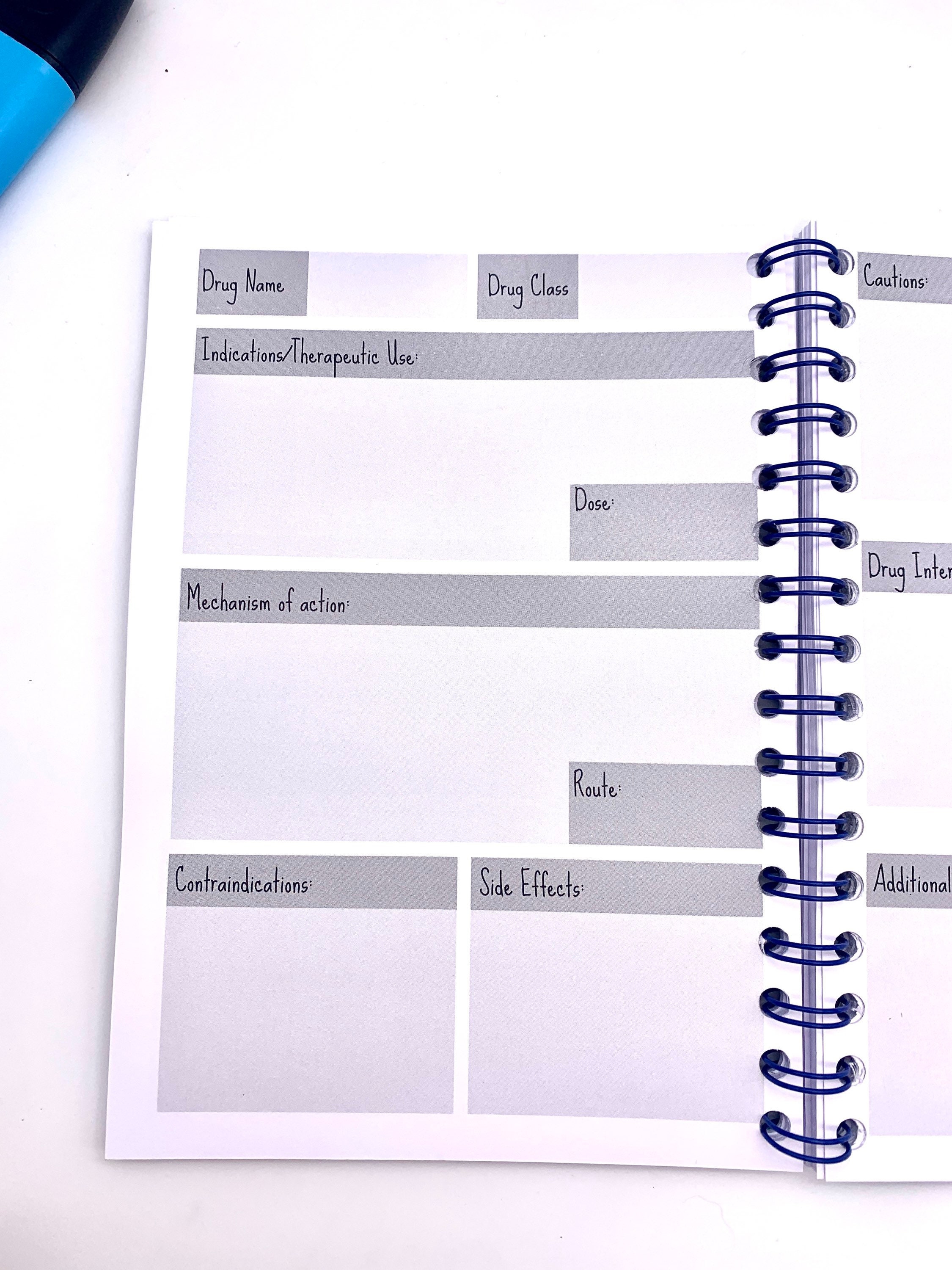 Medication Revision Book Student Nurses Guideresourceflash | Etsy UK