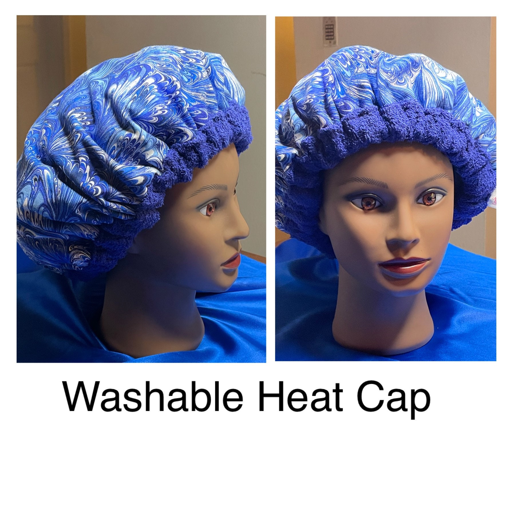 Microwavable Heat Cap Curly Hair Product Deep Conditioning | Etsy