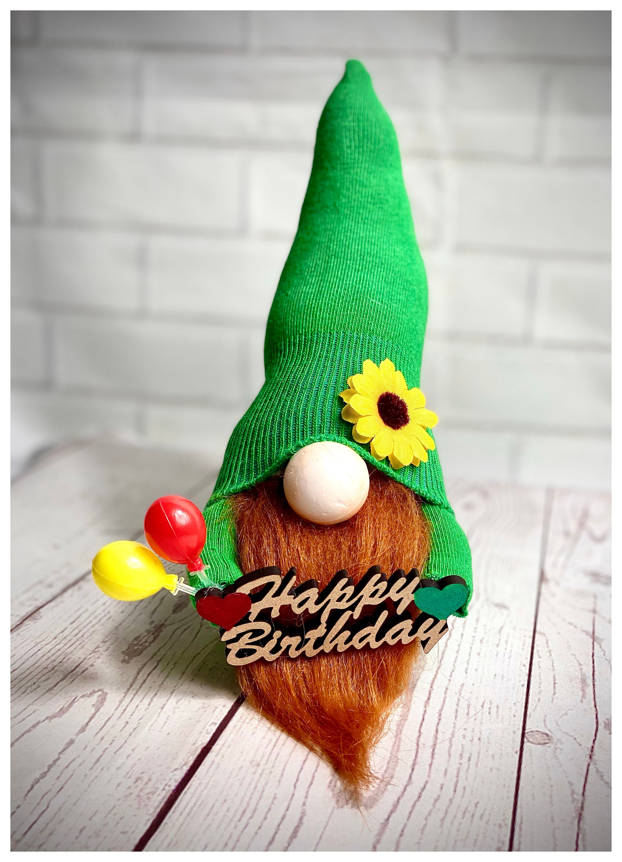 Birthday And Balloons Gnome Nordic Gonk Swedish Tomte Etsy