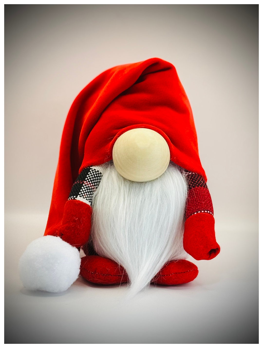 Handmade Christmas Gonk, With Floppy Hat, Nordic, Gnome, Swedish Tomte ...