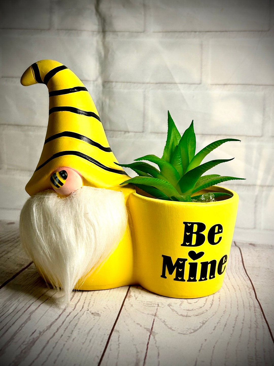 Ceramic Be Mine Bumble Bee Gonk Plant Pot, Nordic, Gnome, Swedish Tomte ...
