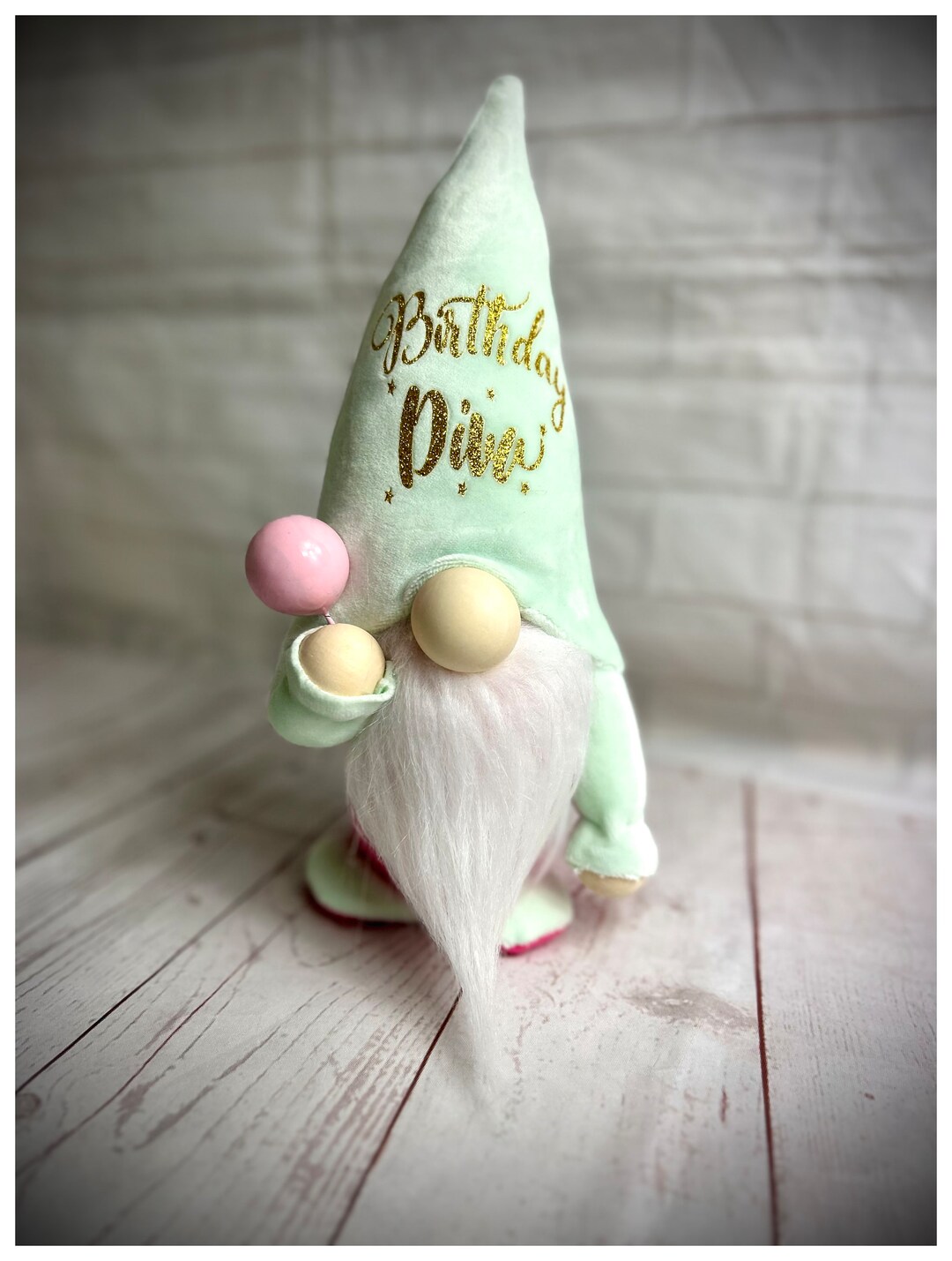 Handmade Birthday Diva Gnome, Gonk, Nordic, Swedish Tomte - Etsy