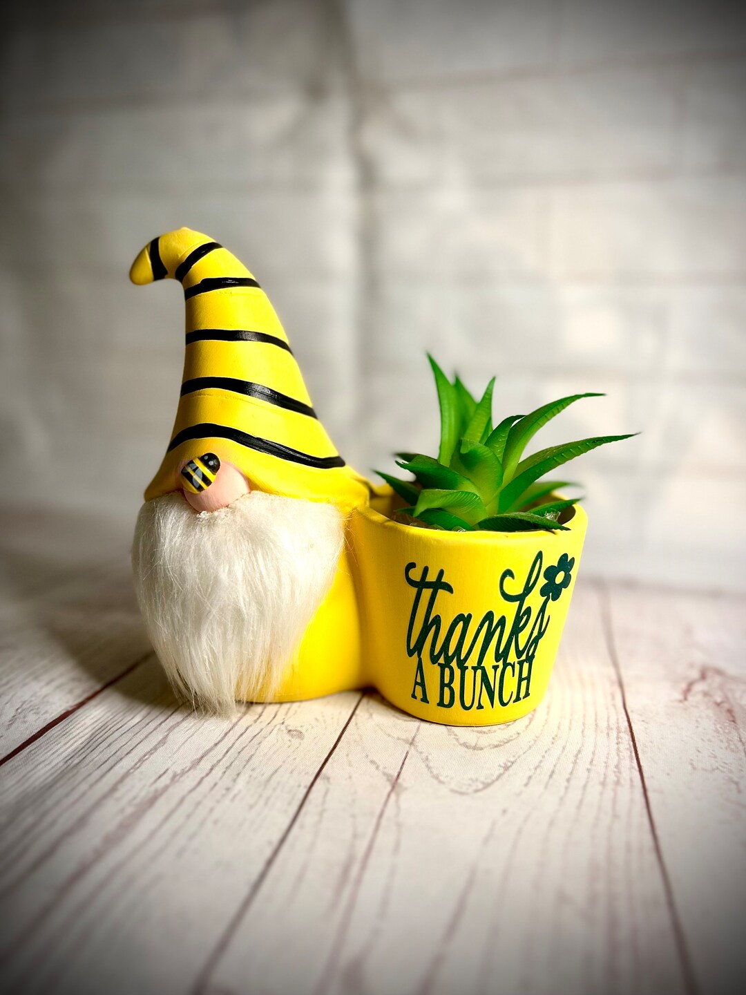 Ceramic Thanks a Bunch Bumble Bee Gonk Plant Pot, Nordic,gnome, Swedish ...