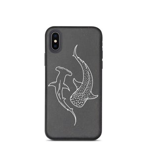 Sharks Are Friends Biodegradable Phone Case, Whale Shark Phone Case ...
