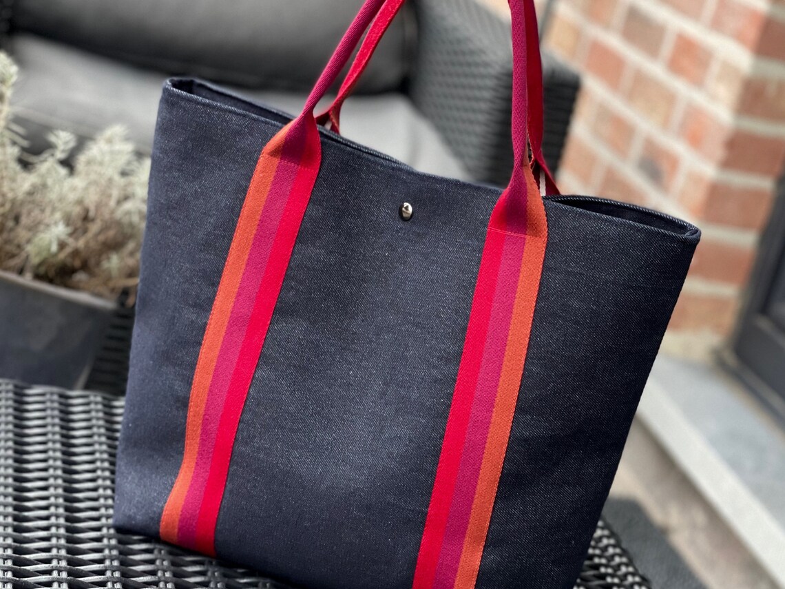 Handtasche Jeans / Tasche Tasche für jeden Tag/ Tasche Indoor | Etsy