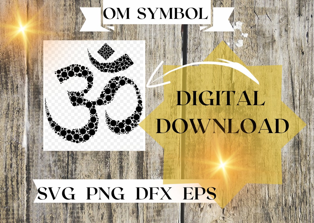 OM Symbol, Sign, Typography, Automatic, Digital Download, - Etsy