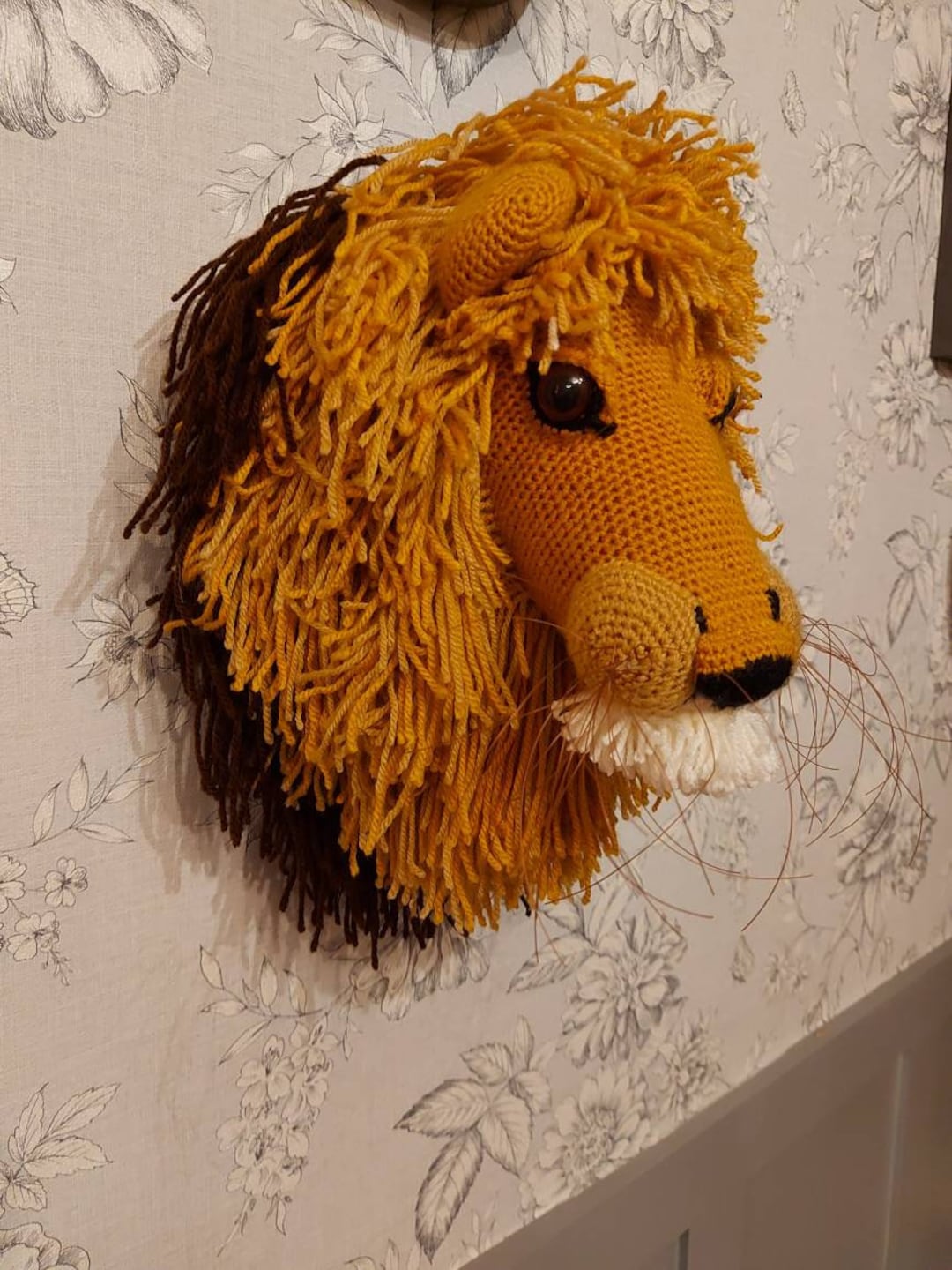 Small Lion Trophy Head - Etsy UK
