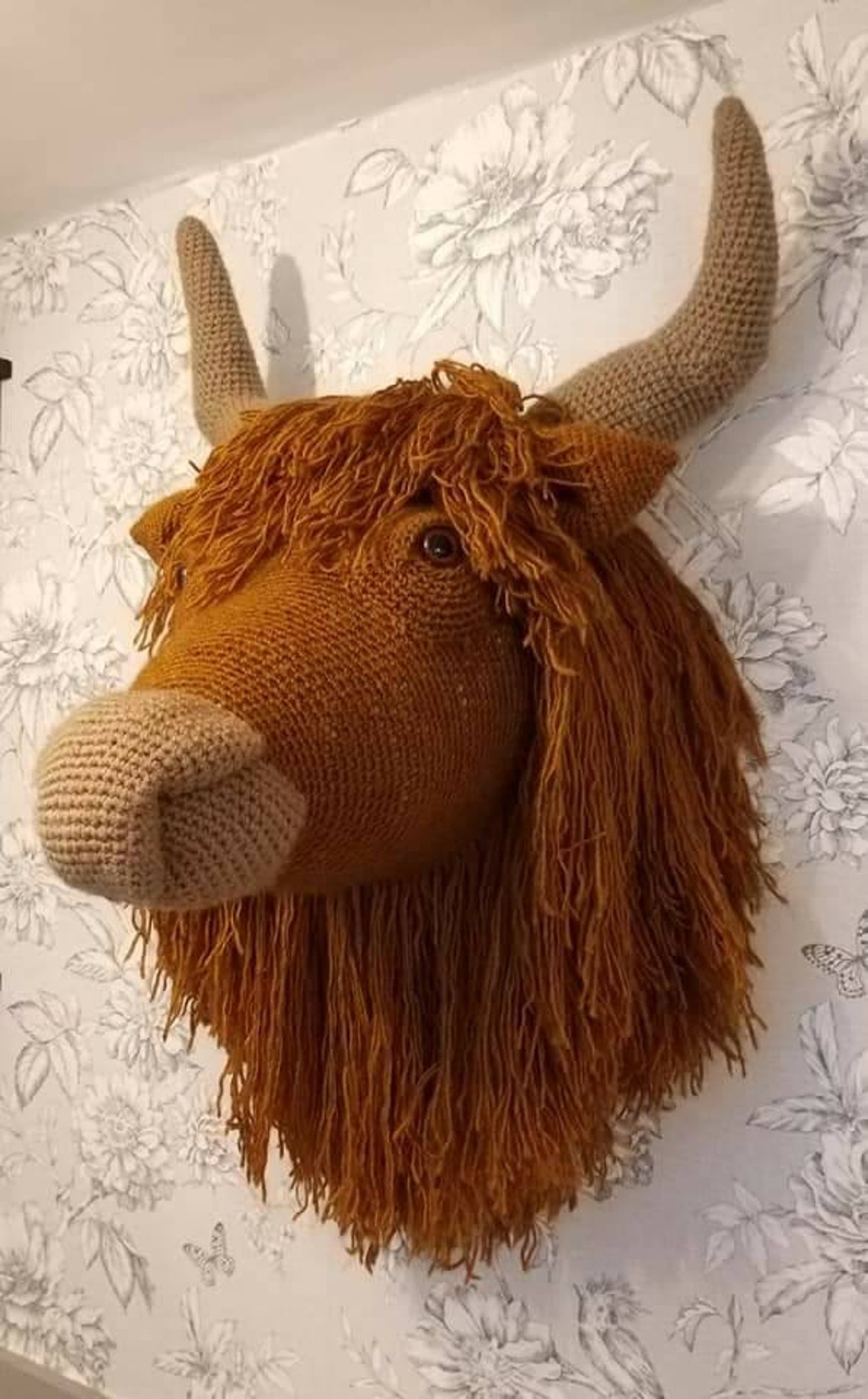 Highland Cow Trophy Head - Etsy