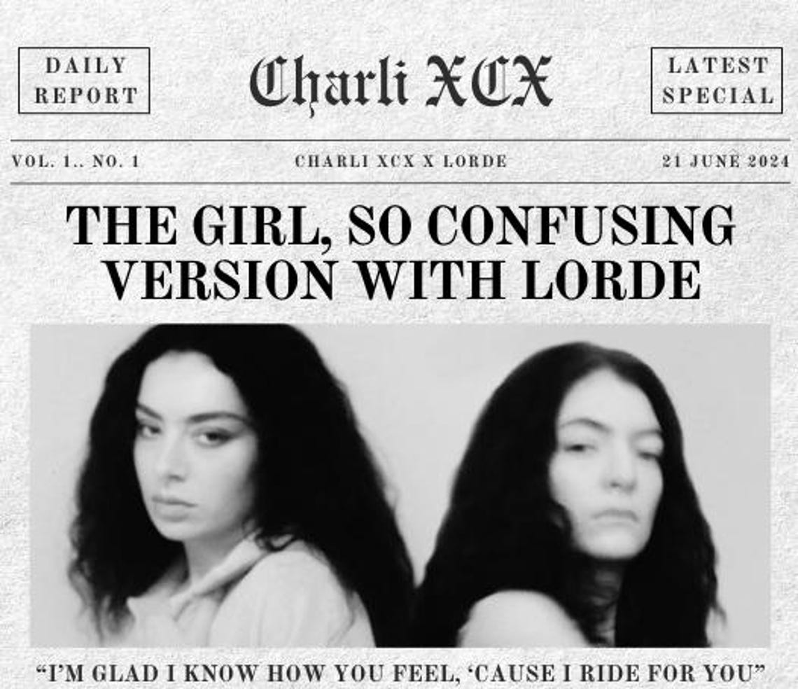 The Girl, so Confusing Version With Lorde - Etsy