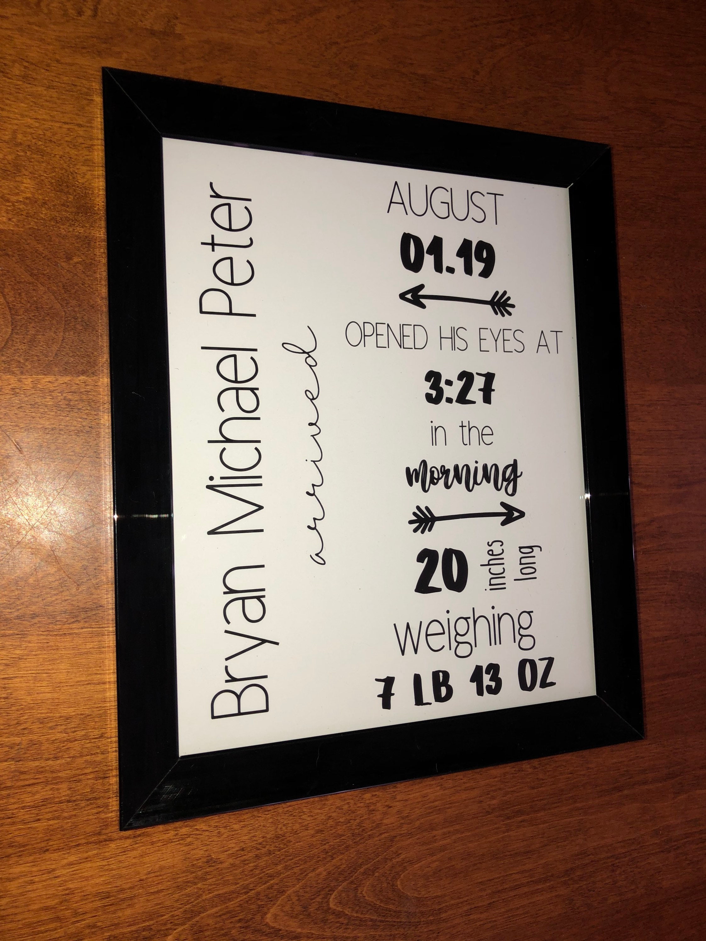 Personalized Baby Nursery Room Sign, Baby Room Personalized Sign ...