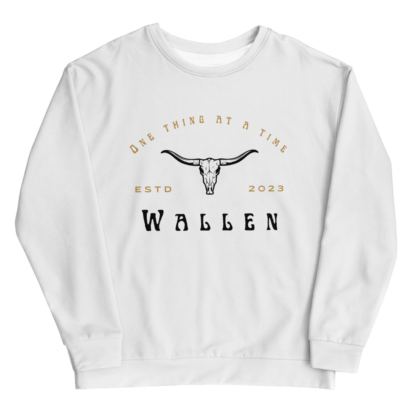 One Thing at A Time Wallen, Country Music Sweater, Country Quote Gift ...