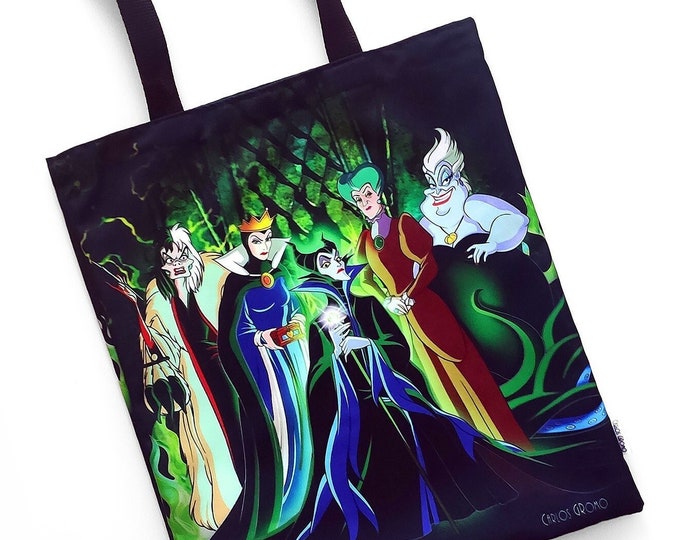 Disney Villains TOTE BAGS. Tote Bag All Over. - Etsy