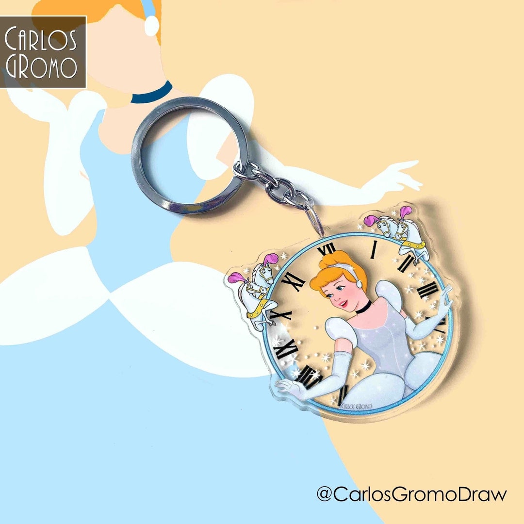 Cinderella Keychain 6cm, Disney Accessory, Disney Princess - Etsy