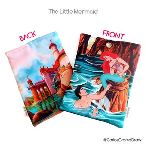 The Little Mermaid, Ariel and Eric - Book Covers / iPad Covers (padded ...
