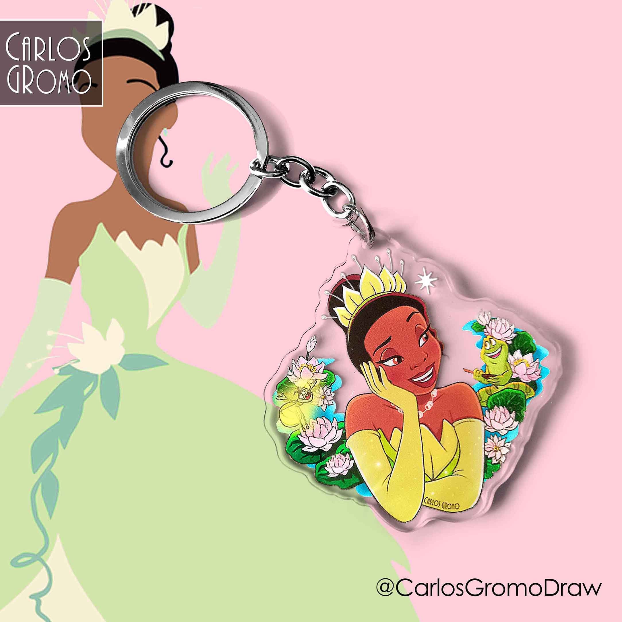 Tiana Disney the Princess and the Frog Accessory Keychain - Etsy