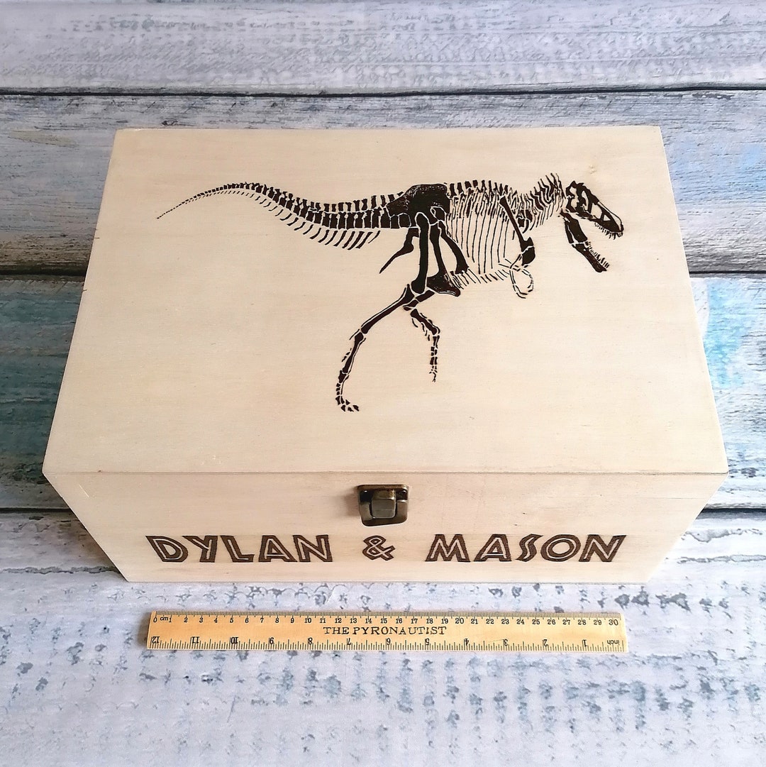 Jewellery Box / Trinket Box T-rex Dinosaur Skeleton - Etsy