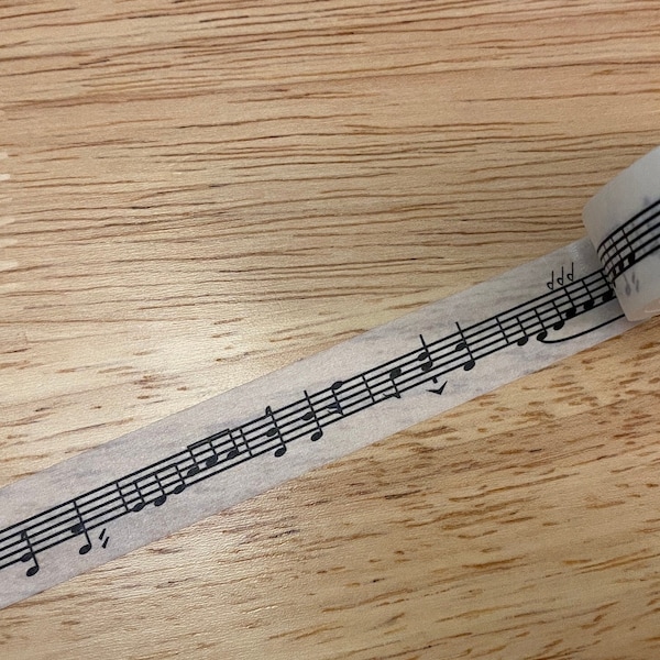 Music Washi Tape - Etsy