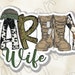 Army Wife STICKER, Military Boots Sticker, Laptop Sticker, Army Sticker ...