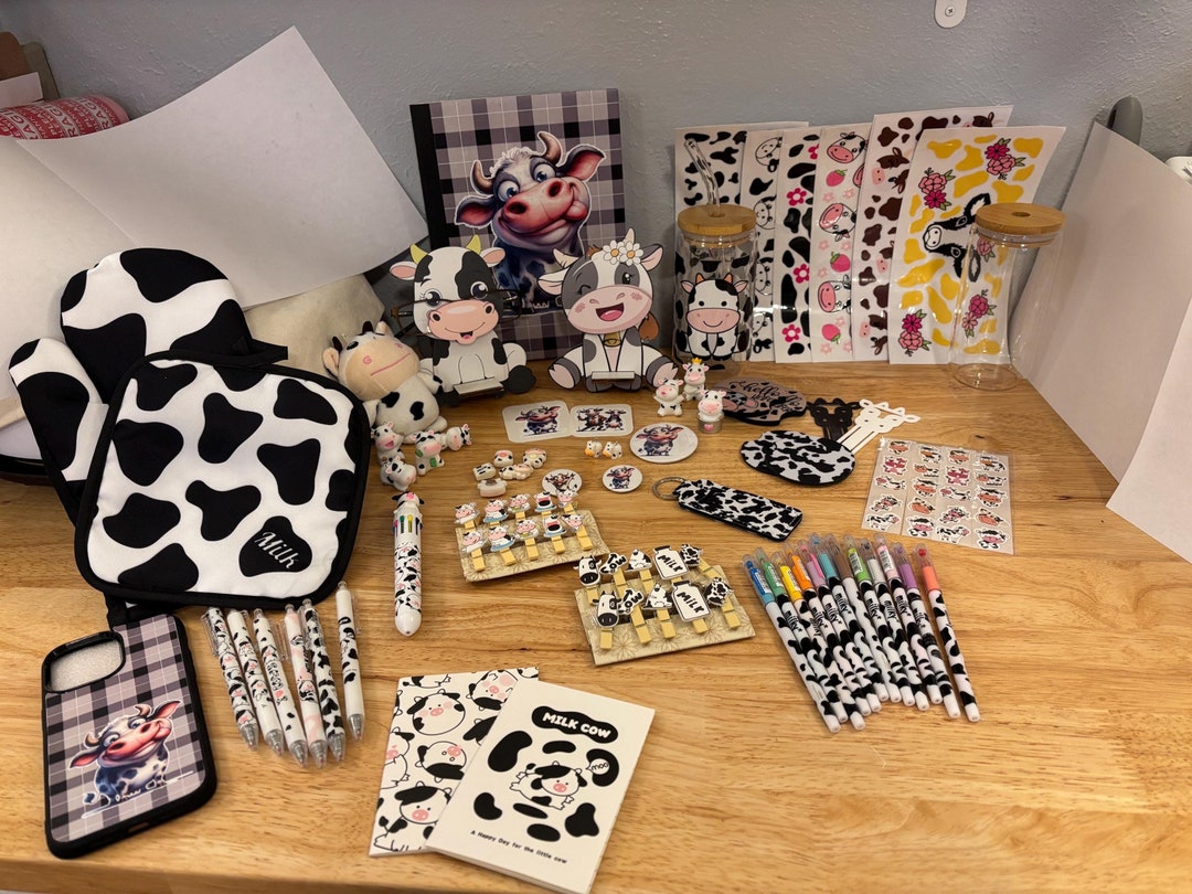 Cow Bundle Box Large, Happy Cow Box, Gift Basket, iPhone Case Option ...