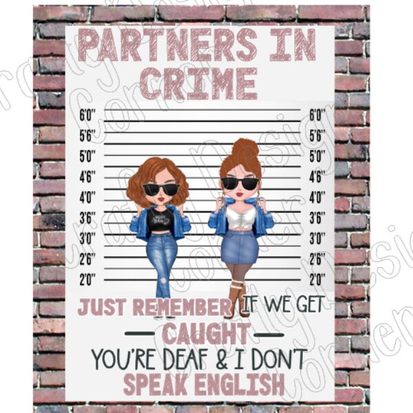 Partners in Crime - Etsy