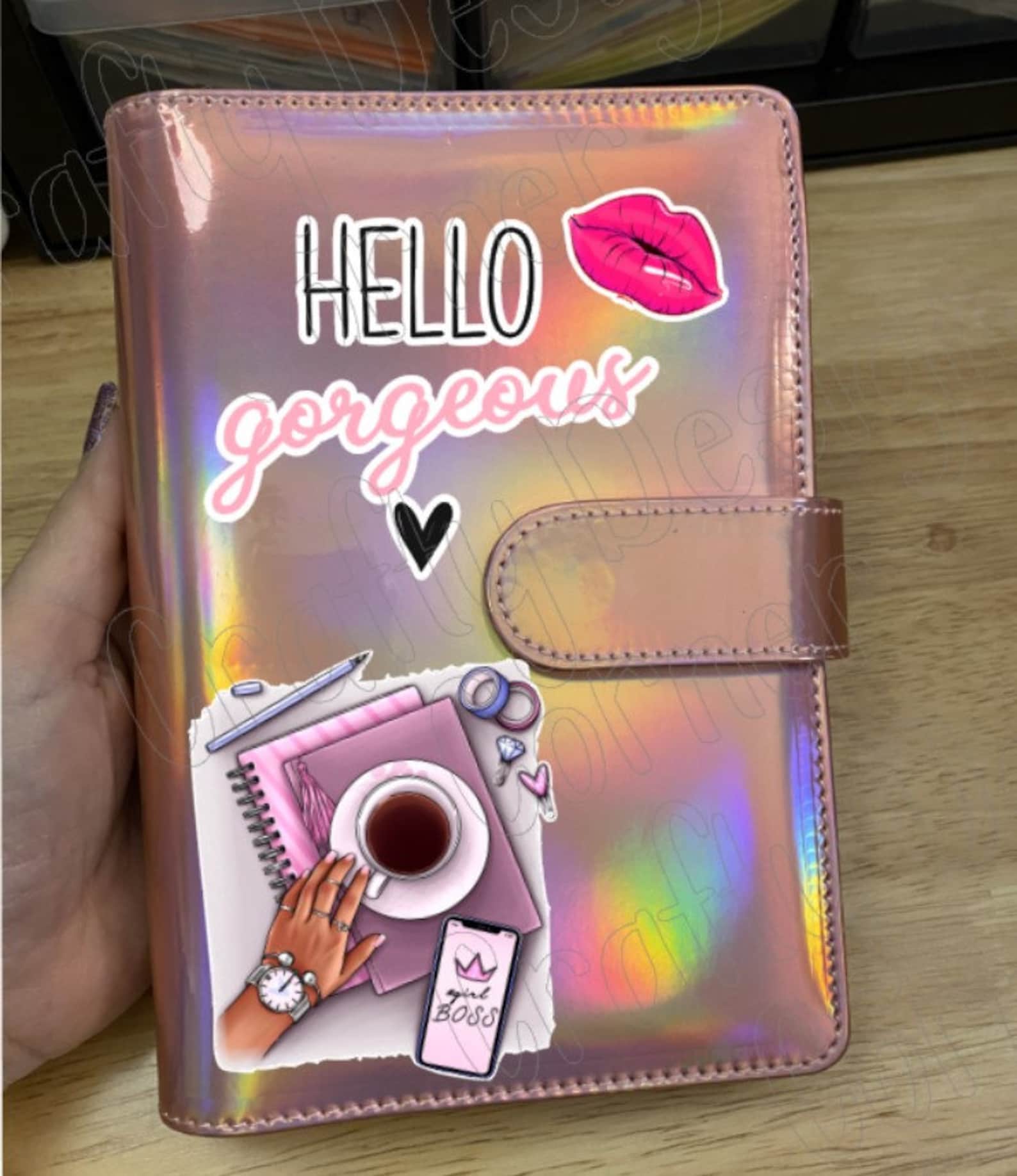 Gorgeous Girl Binder, Cash Envelops and Calculator, Budget Binder With ...