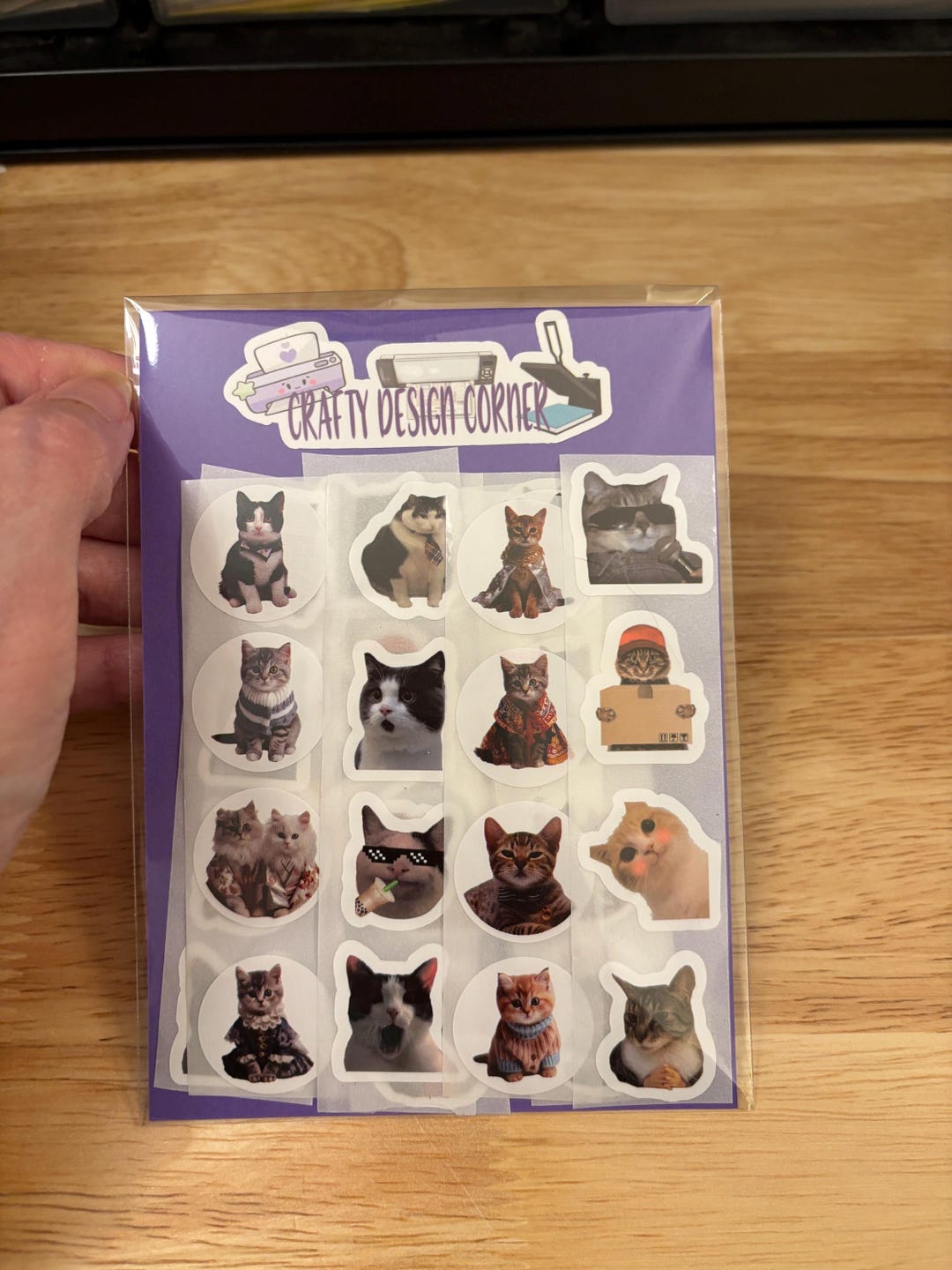 40 Piece Cool Cat Sticker Pack, Random Kitty Sticker Pack, Sticker Pack ...