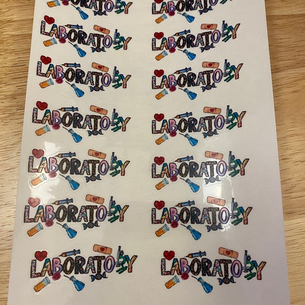 Laboratory Sticker - Etsy