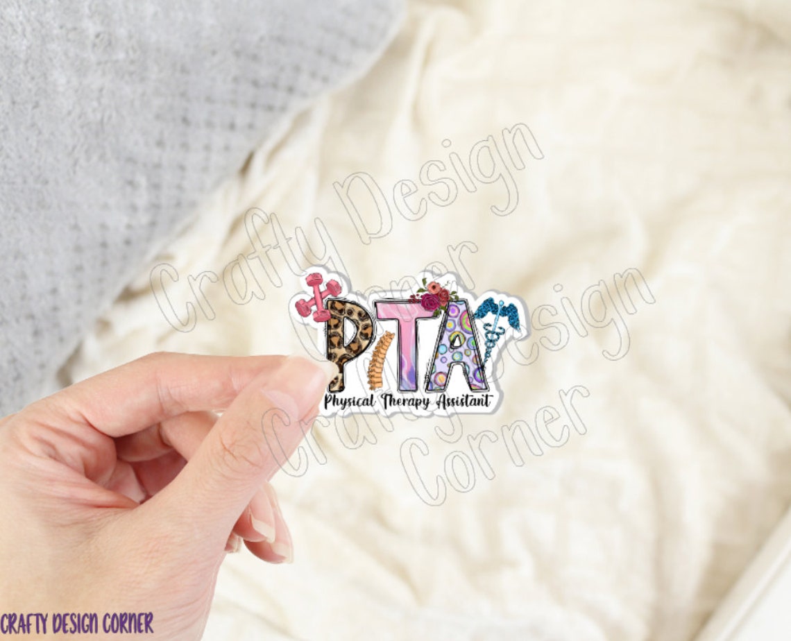 PTA Sticker, Physical Therapy Assistant Sticker, Medical STICKER, Cute ...