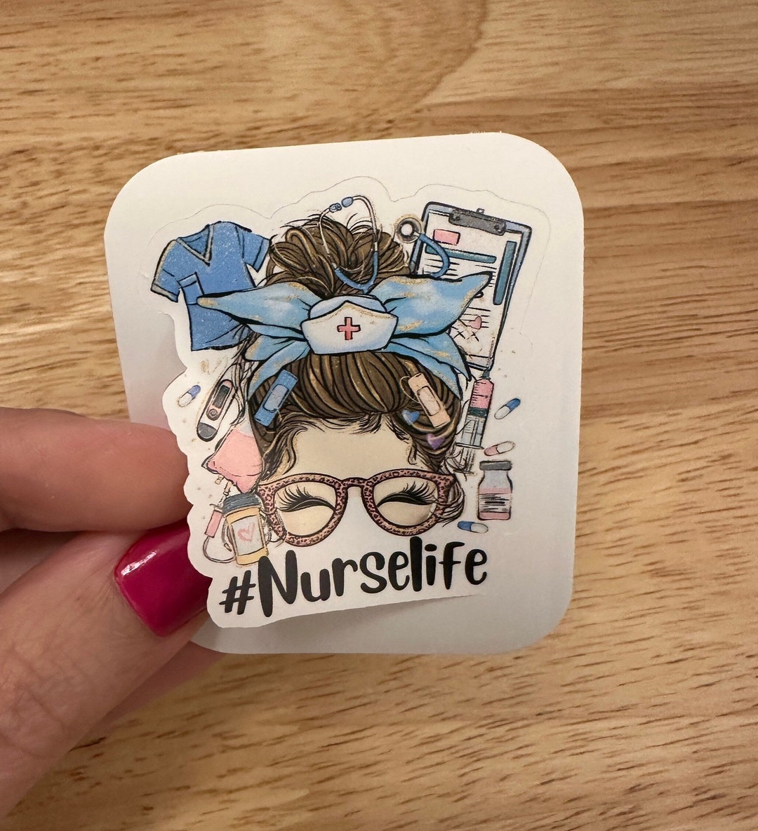 Nurse Life Sticker, Nurse Sticker, Medical STICKER, Cute Medical Design ...