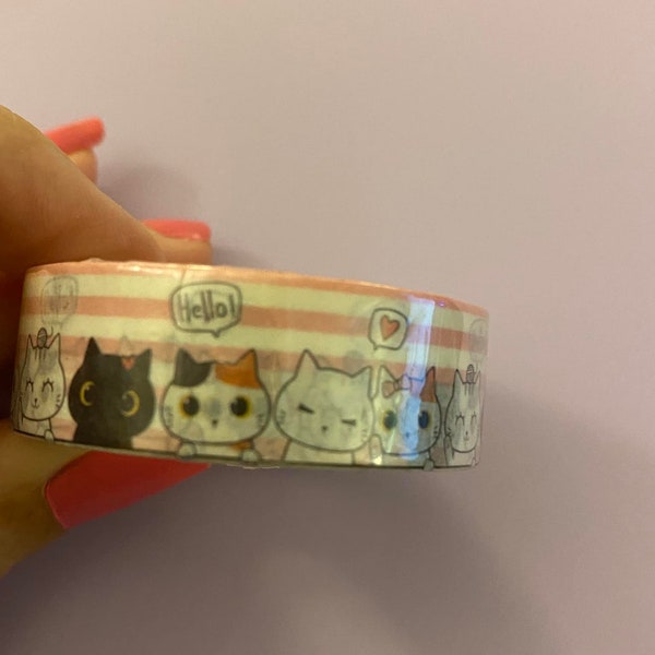 Cat Washi Tape - Etsy
