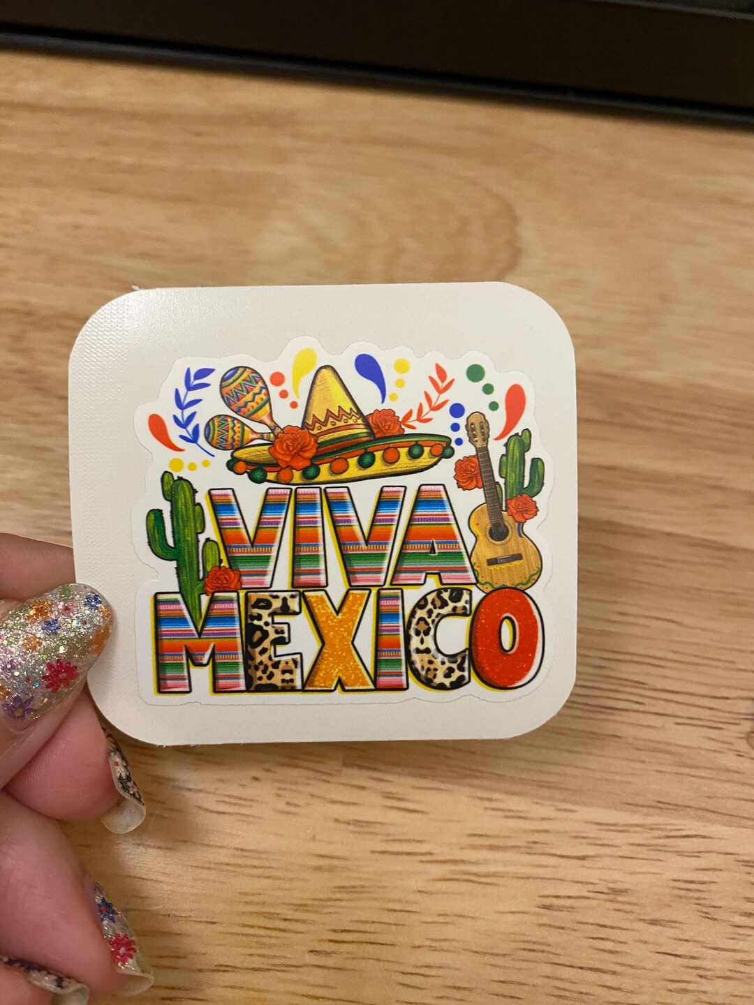 Viva Mexico Sticker, Festive Design Sticker, Travel Sticker, Home Place ...