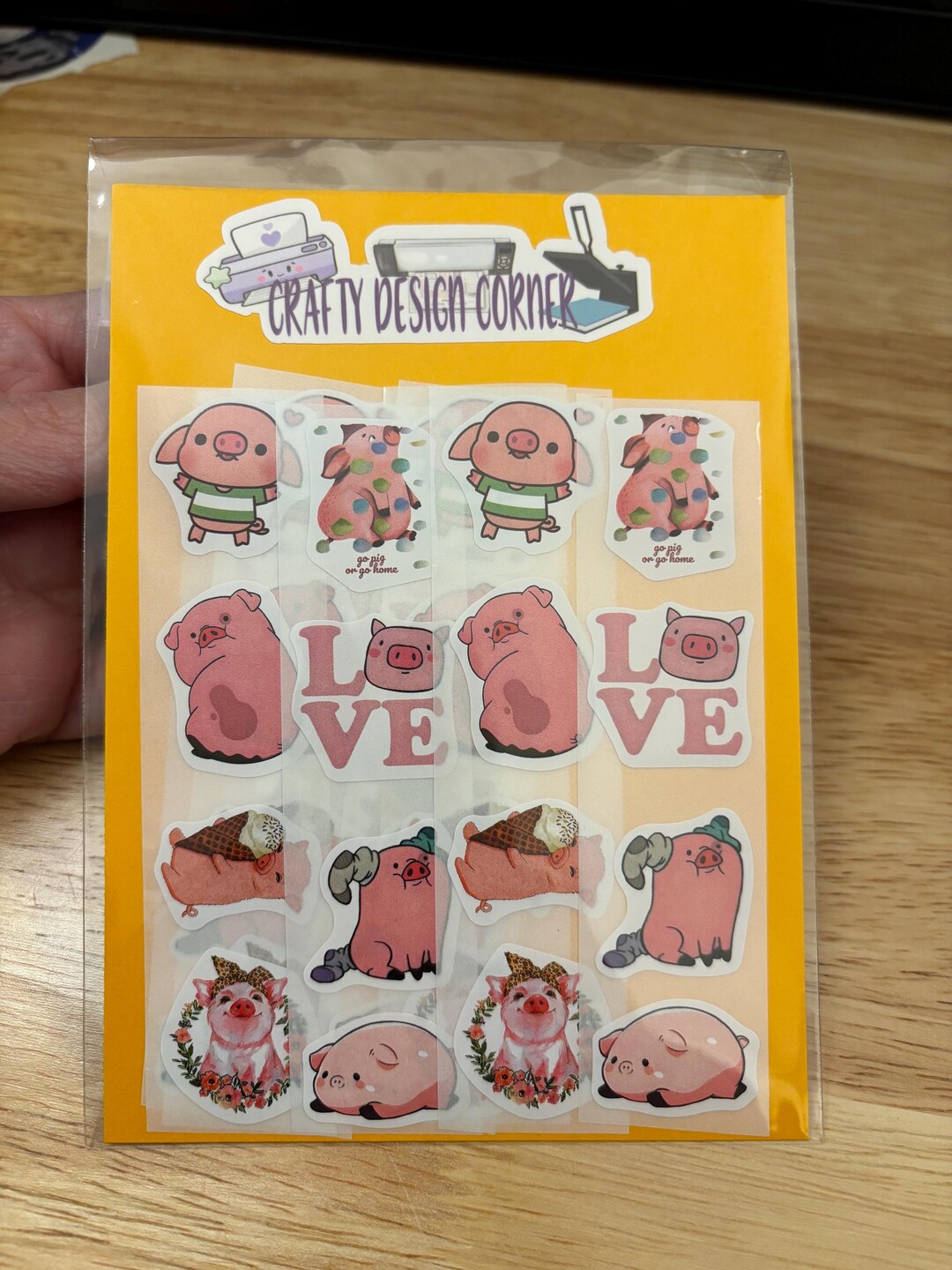 40 Pcs Pig Sticker Pack, Happy Pig Sticker Pack, Sticker Pack - Etsy