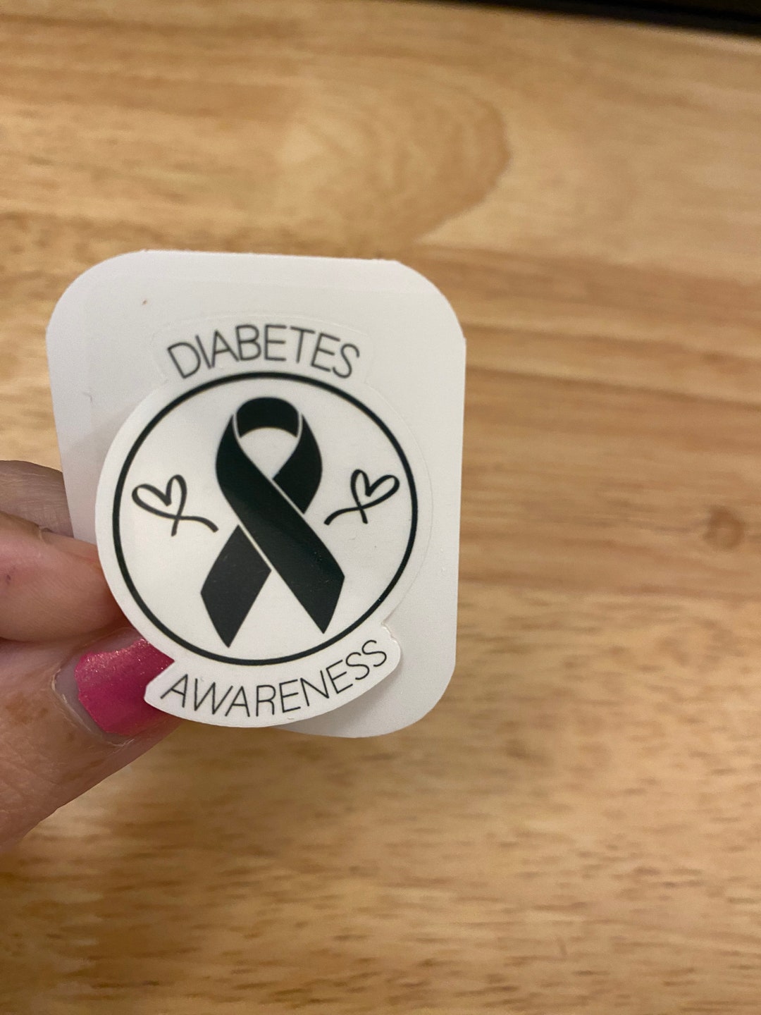 Diabetes Awareness Sticker, Ribbon Awareness - Etsy